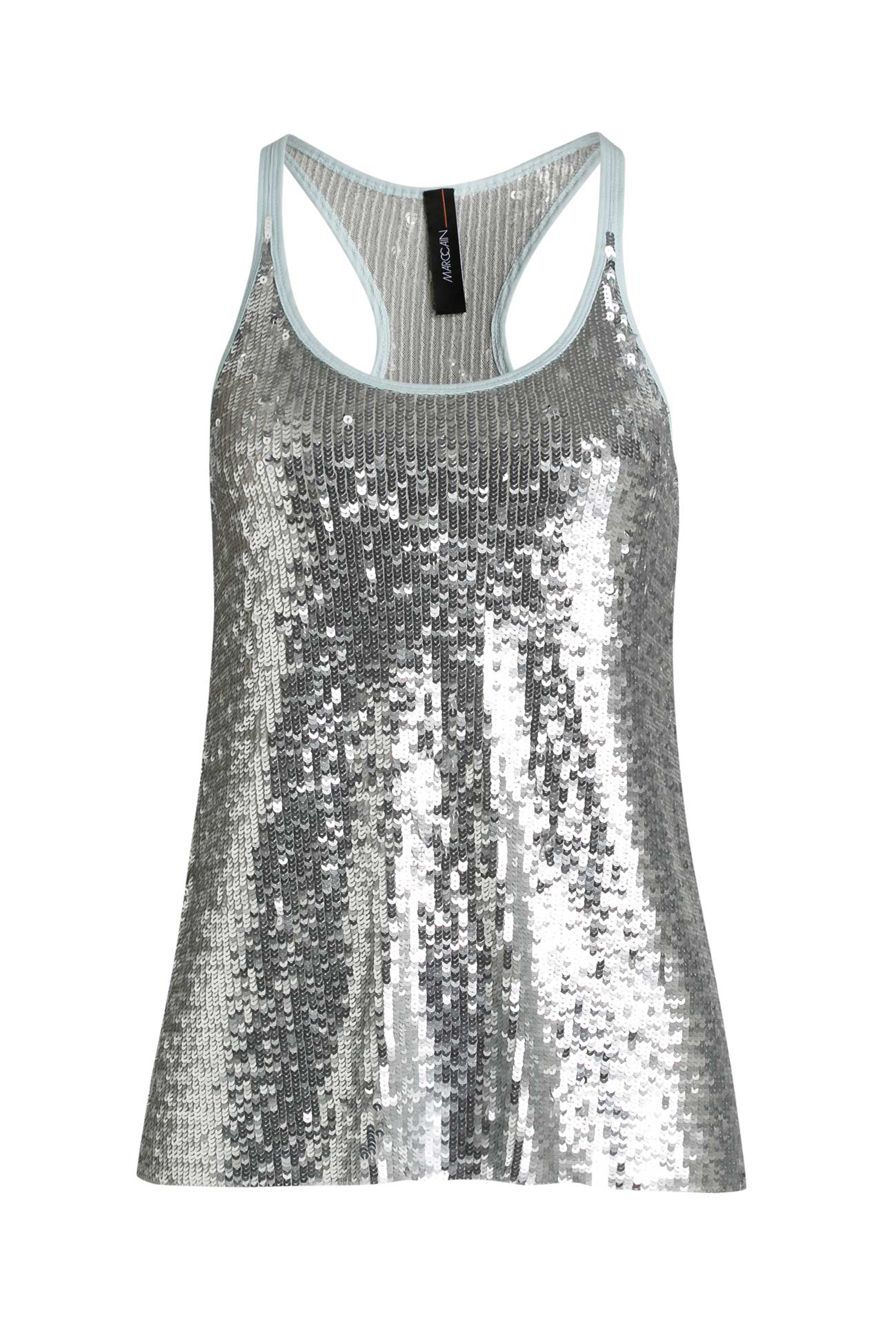 Pailletten-Top silber - MARC CAIN » günstig online kaufen | OUTLETCITY.COM