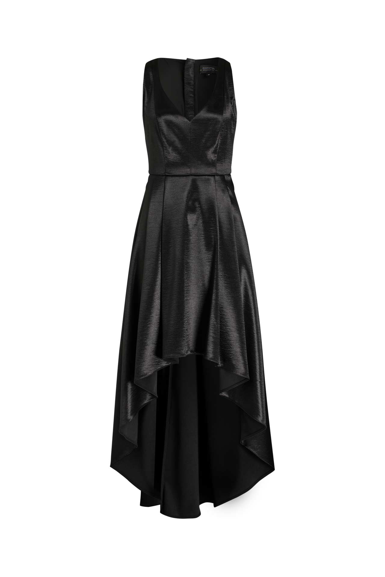 Satinkleid schwarz - COMMA » günstig online kaufen | OUTLETCITY.COM